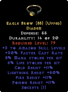 Diadem: Eagle Brow - Diablo 2 Resurrected - Buy D2R Items