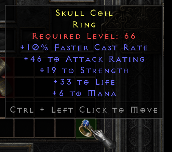 Ring: Skull Coil - Diablo 2 Resurrected - Buy D2R Items