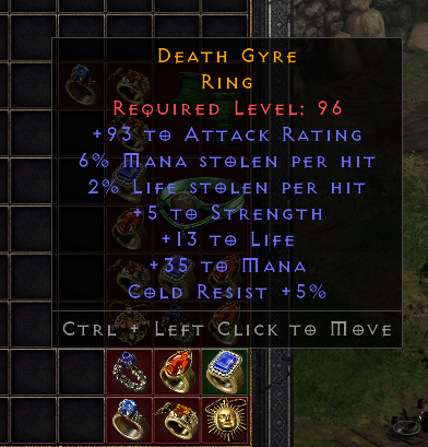 Ring: Death Gyre - Diablo 2 Resurrected - Buy D2R Items