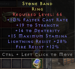 Ring: Stone Band - Diablo 2 Resurrected - Buy D2R Items