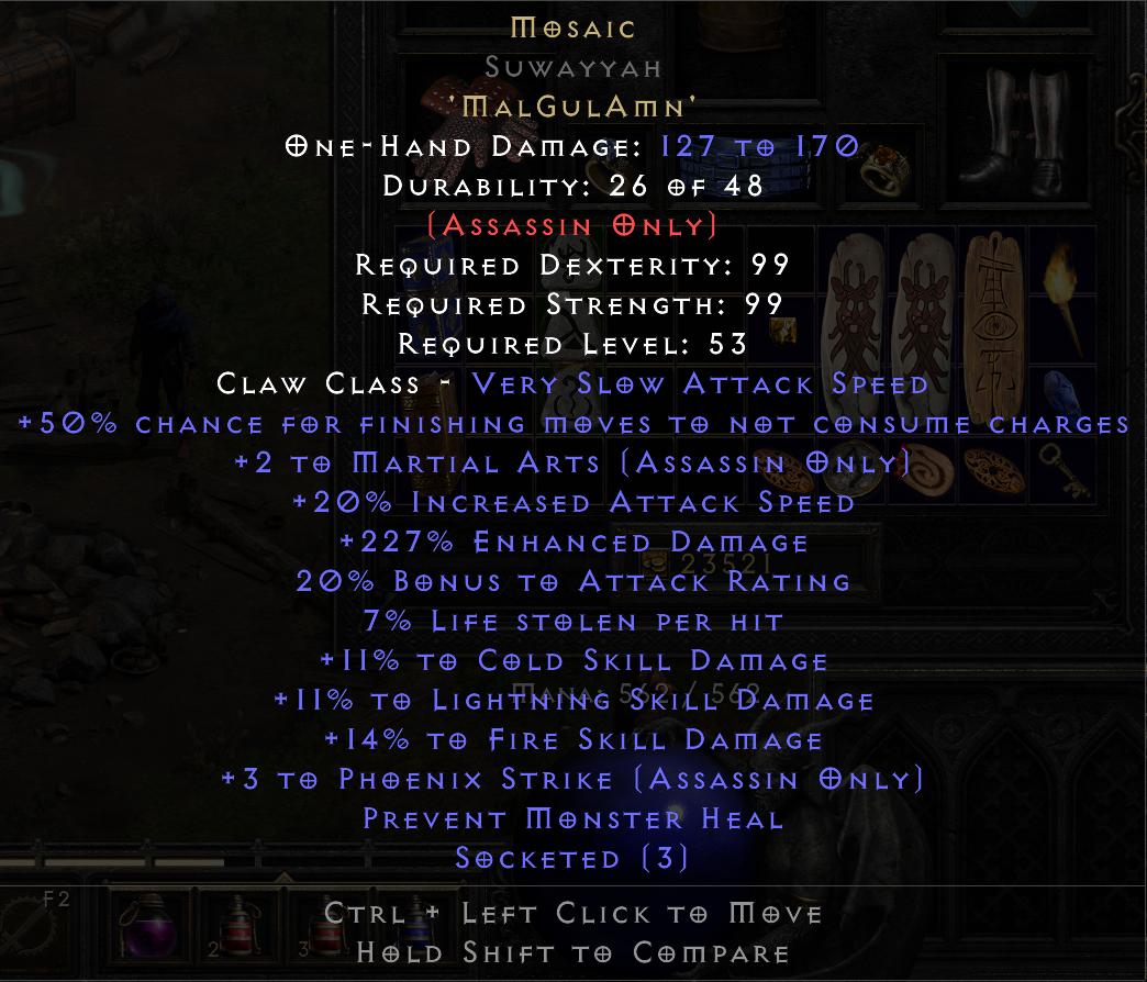 Mosaic Suwayyah 3 PS 1 Boi Diablo 2 Resurrected Buy D2R Items Mosaic Suwayyah 3 PS 1 Boi Diablo 2 Resurrected Buy D2R Items