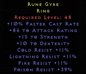 Ring: Rune Gyre - Diablo 2 Resurrected - Buy D2R Items