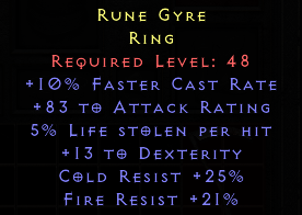 Ring: Rune Gyre - Diablo 2 Resurrected - Buy D2R Items