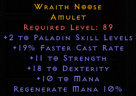 Amulet: Wraith Noose - Diablo 2 Resurrected - Buy D2R Items